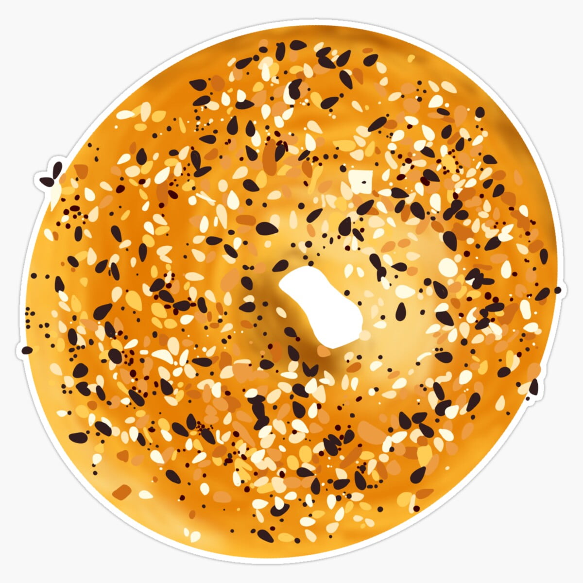 Maneki Everything Bagel Er, Phone Decal Water Bottle Stickers Car ...