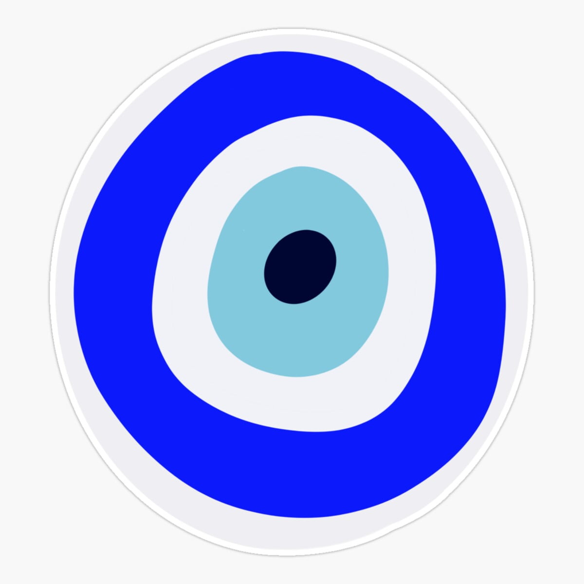 Maneki Evil Eye Er Er, Phone Decal Water Bottle Stickers Car Decals ...