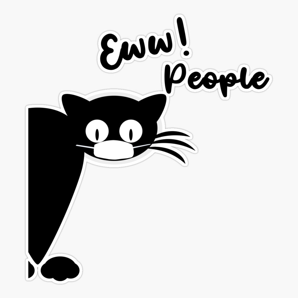 Maneki Eww! People Er, Phone Decal Water Bottle Stickers Car Decals ...