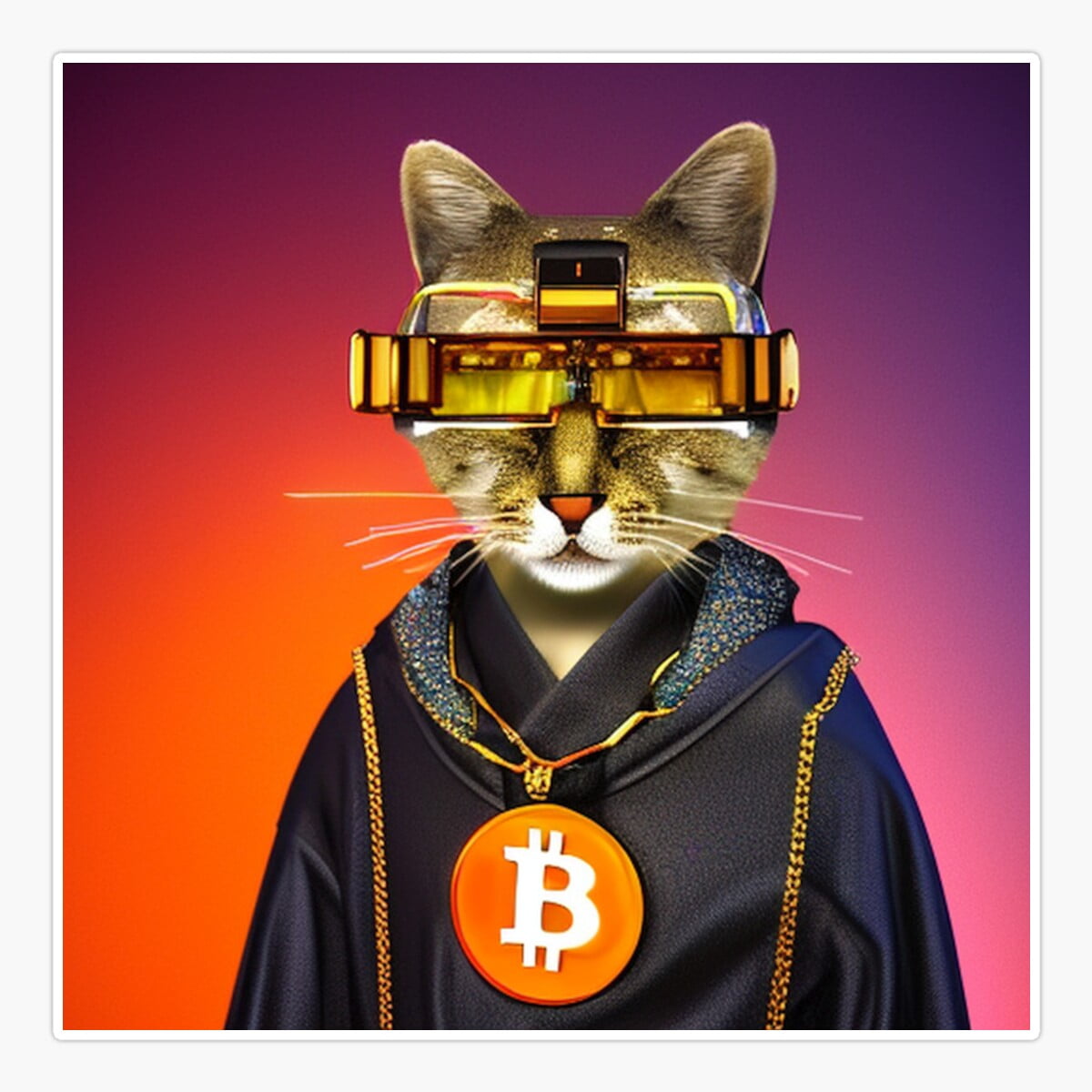 Maneki Exclusive Cat Groovy Cat Ashionable Cat Haute Cat With Gles And ...