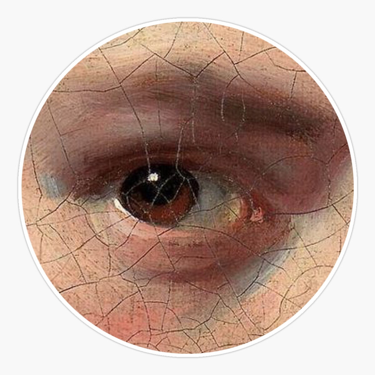 Maneki Eye Painting Detail Er, Phone Decal Water Bottle Stickers Car ...