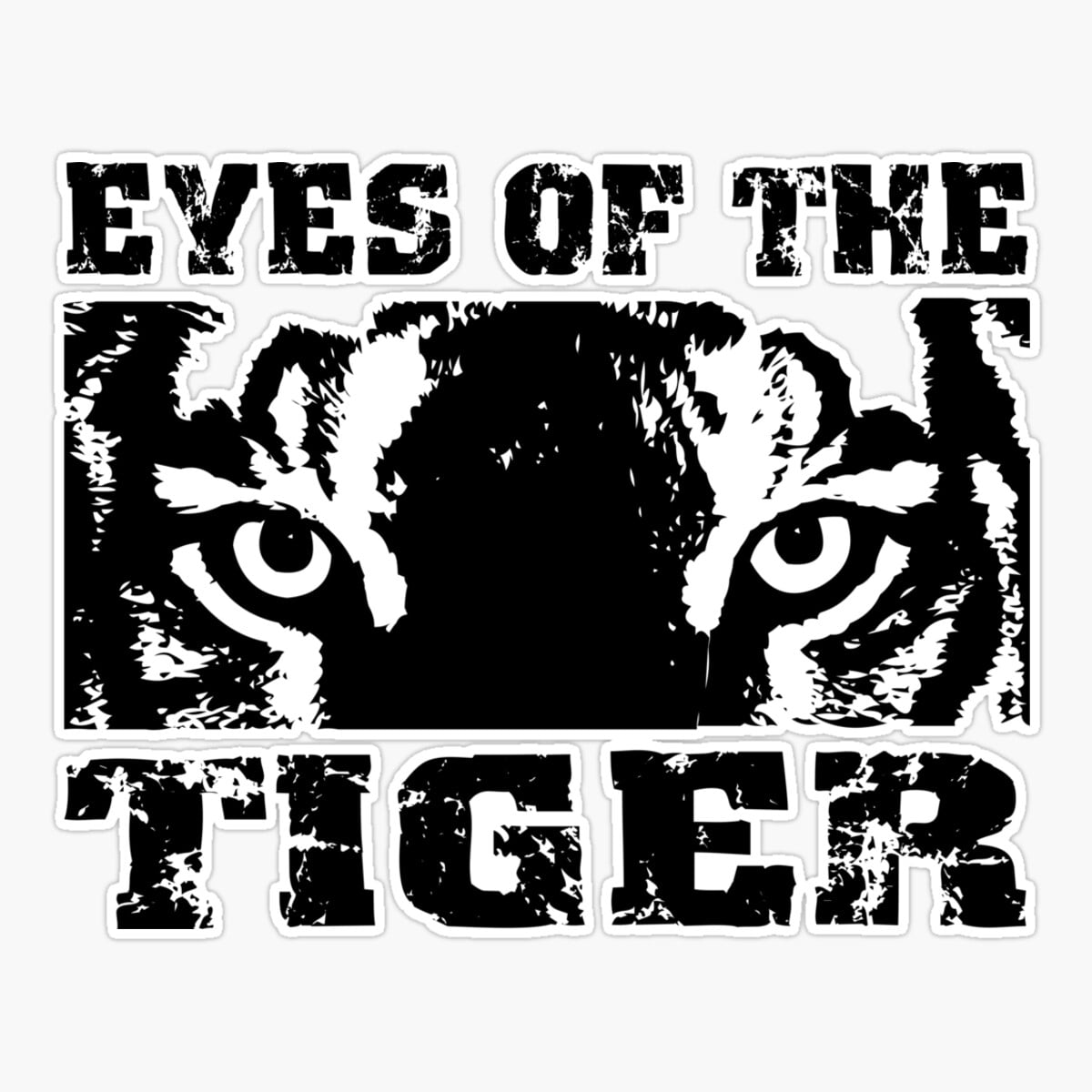 Maneki Eyes Of The Tiger Animal T-Shirt Er, Phone Decal Water Bottle ...
