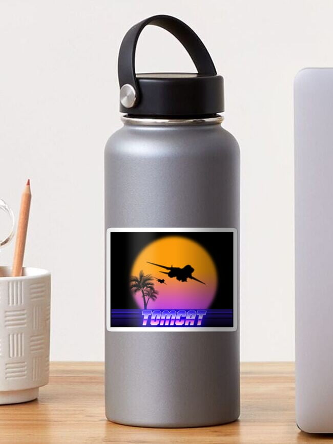 Maneki F-14 Tomcat - Sunset Flight Sticker, Phone Decal Water Bottle ...