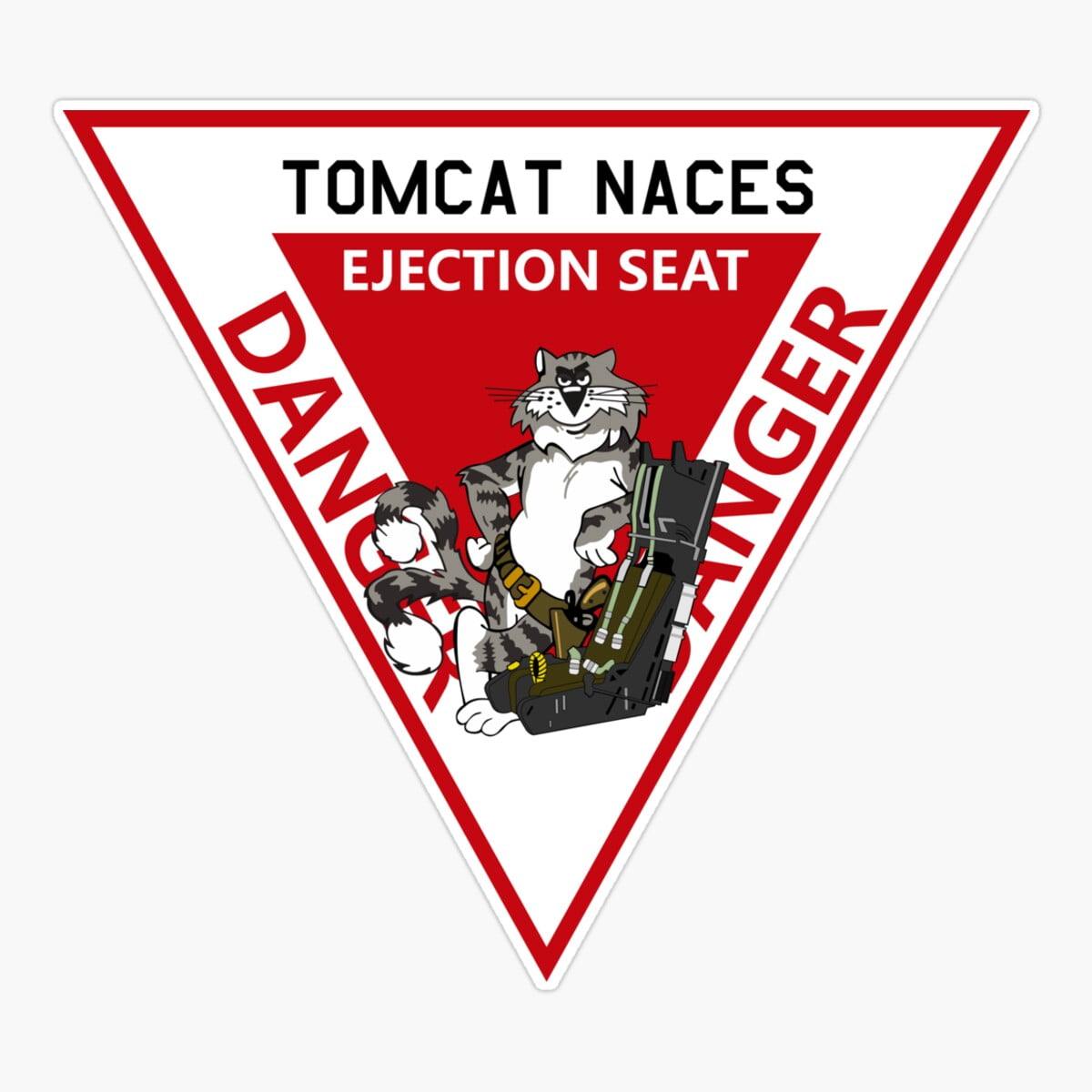 Maneki F-14 Tomcat - Tomcat Naces Danger Ejection Seat - Clean Style Er ...