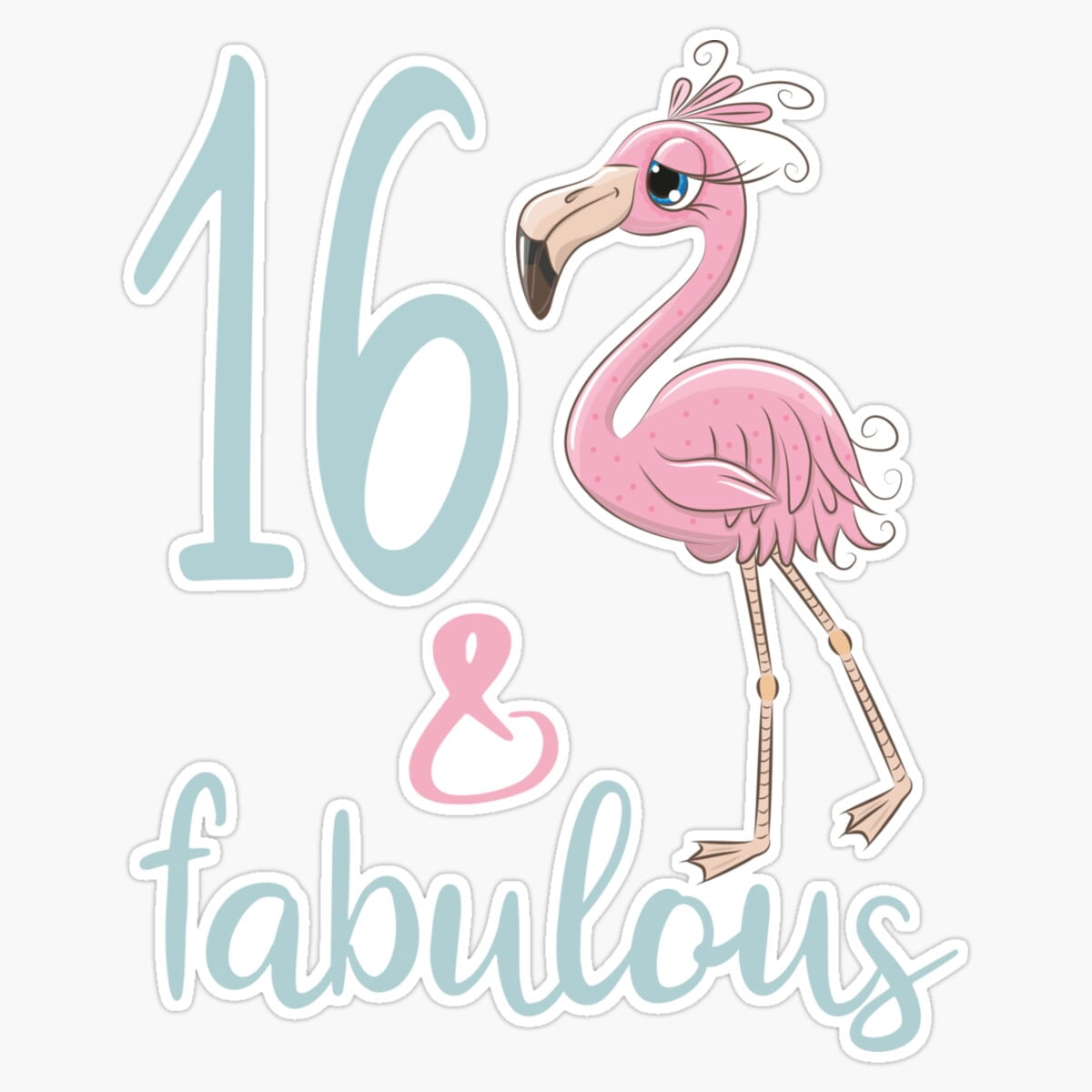 Maneki Fabulous 16Th Birthday Flamingo Outfit For Girls 16 Years Old ...