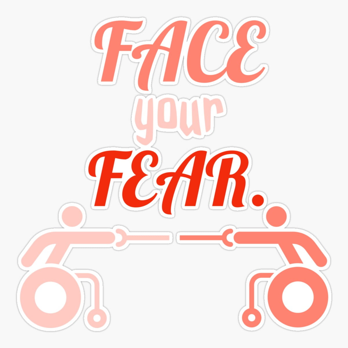 Maneki Face Your Fear. Persons On Wheelchair Playing Fencing. Er, Phone ...