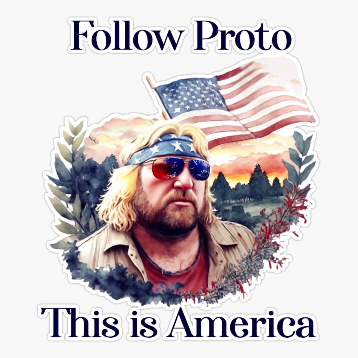 Maneki Fed Smoker Follow Proto This Is America Ymh Er, Phone Decal ...