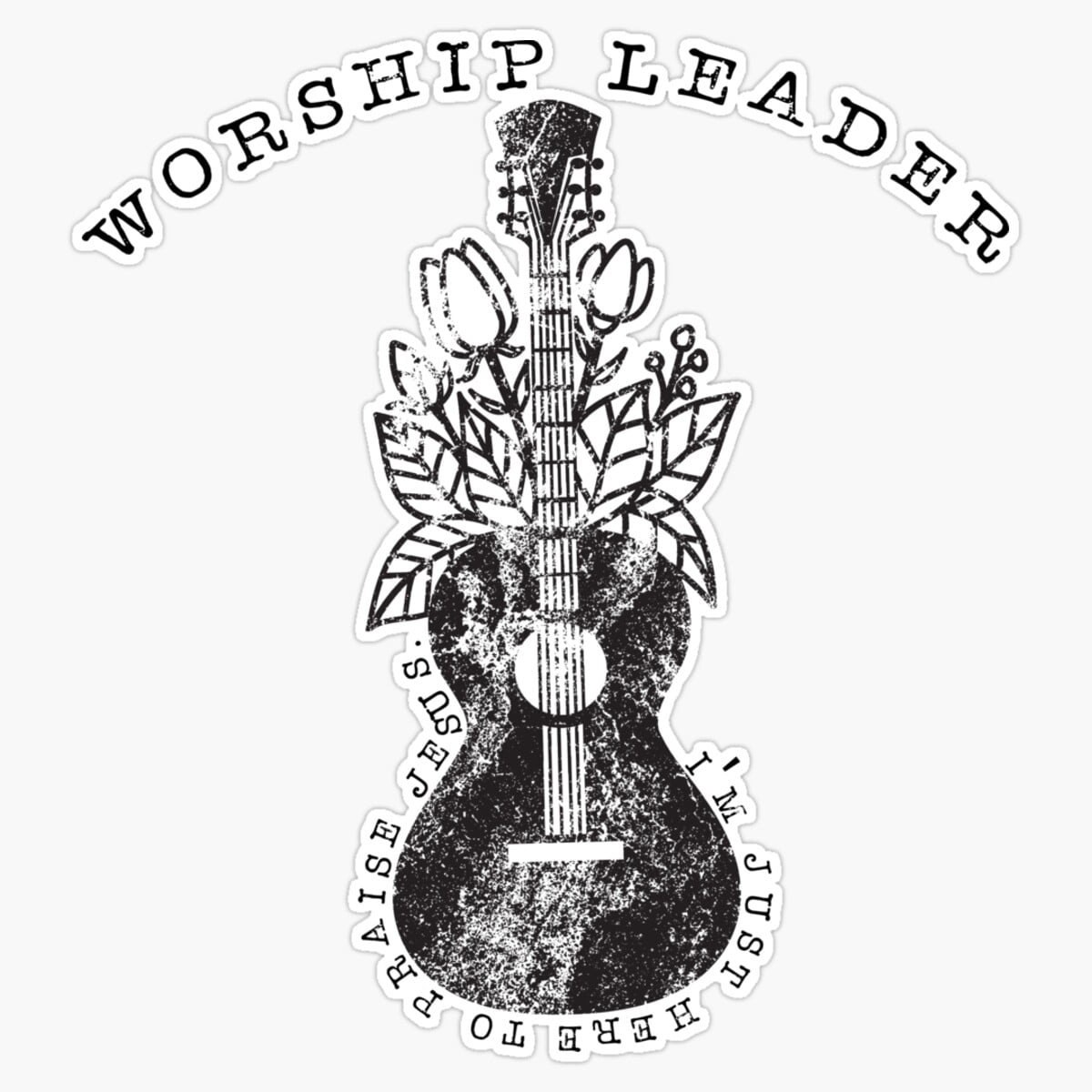 Maneki Feminine Worship Leader Guitar Design - I'M Just Here To Praise ...