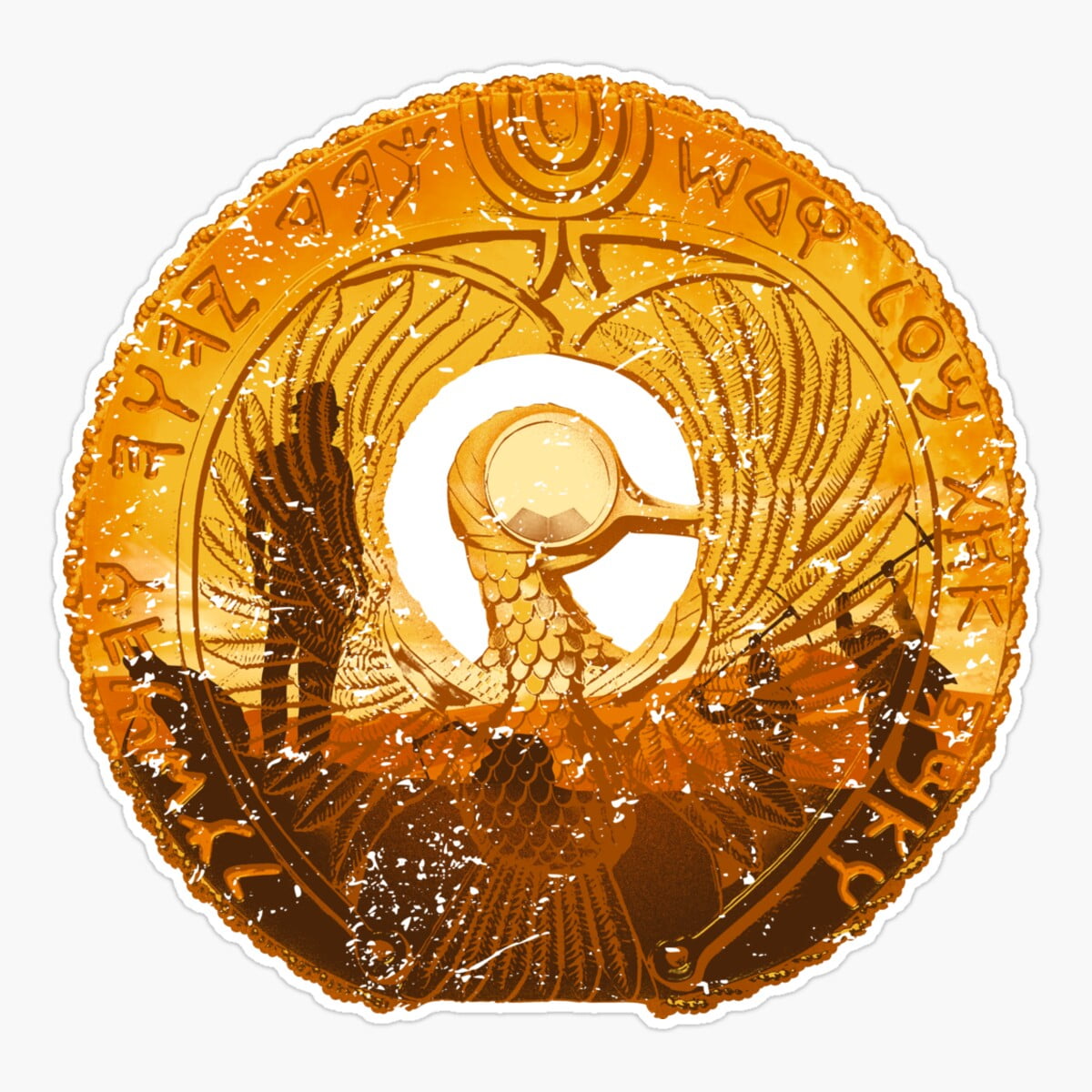 Maneki Finding The Ark Distressed Er, Phone Decal Water Bottle Stickers ...