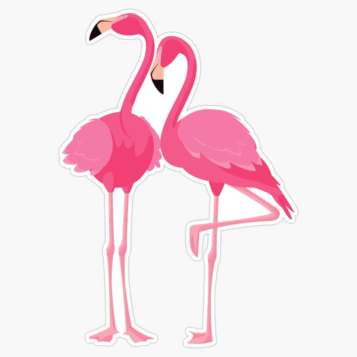 Maneki Flamingo Birds Er, Phone Decal Water Bottle Stickers Car Decals ...