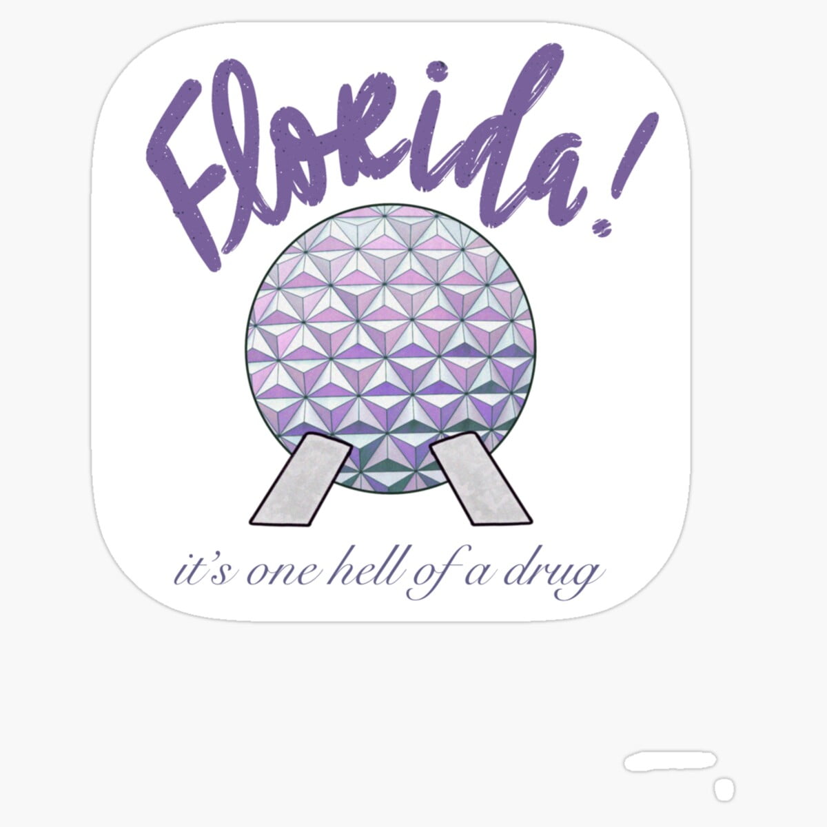 Maneki Florida! It’S One Hell Of A Drug- Epcot Er, Phone Decal Water ...