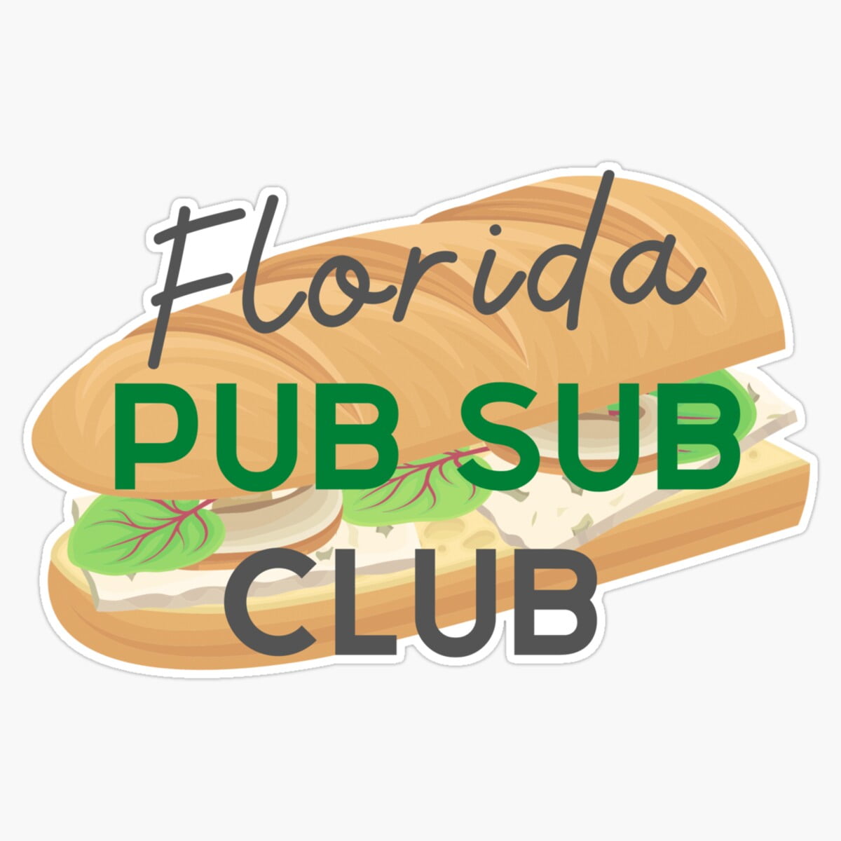 Maneki Florida Pub Sub Club Er, Phone Decal Water Bottle Stickers Car ...