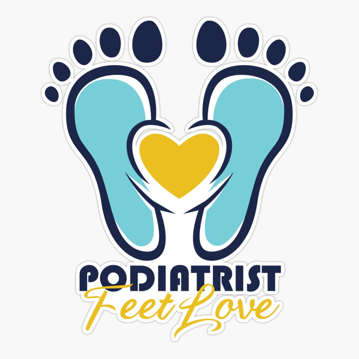 Maneki Foot Doctor | Podiatrist Healthy Feet Love Er, Phone Decal Water ...