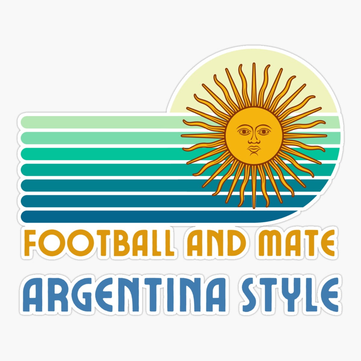 Maneki Football And Mate Argentina Style Yerba Mate Lover And Football ...