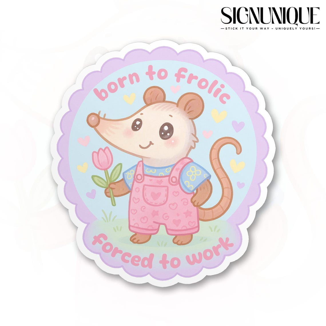 Maneki Forced To Work Cute Mouse Er, Work Humor Famer Farming Sarcastic ...