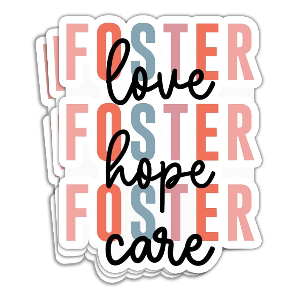 Maneki Foster Love Foster Care Sticker Adoptive Parents Sticker ...