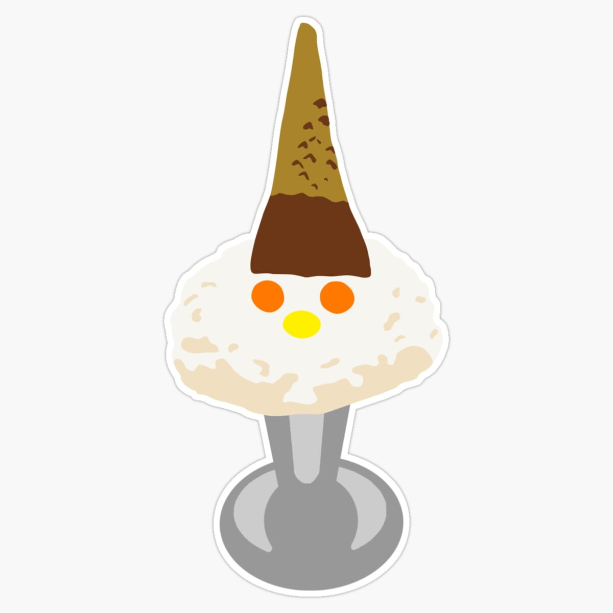 Maneki Friendlys Ice Cream Conehead Er, Phone Decal Water Bottle ...