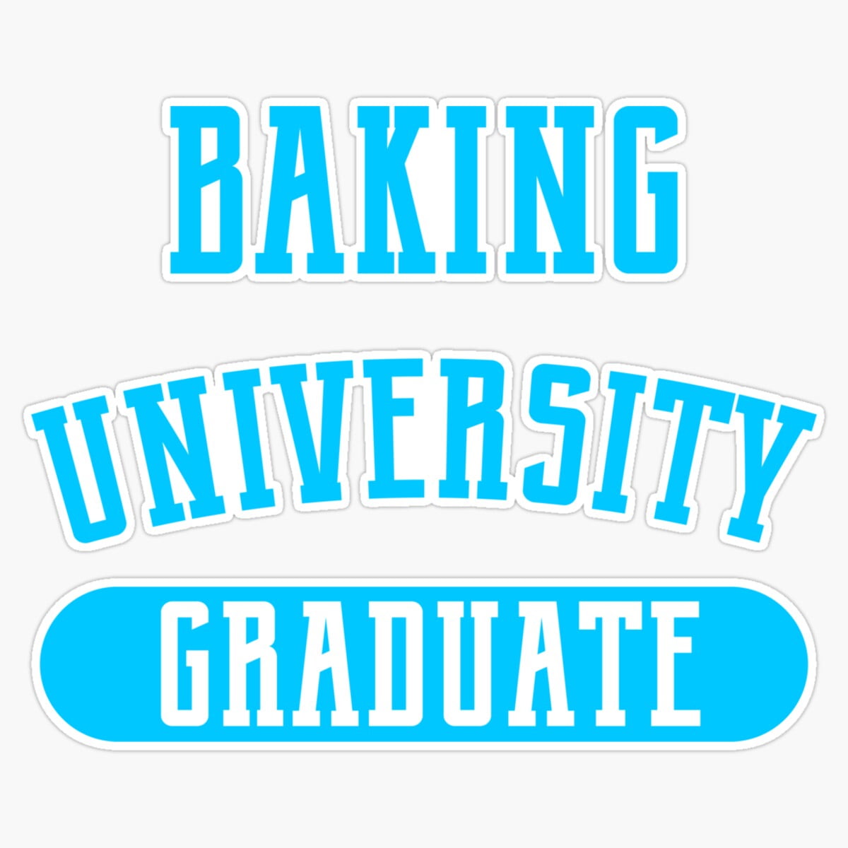 Maneki Fun Baking University T Shirts Gifts For Bakers. Er, Phone Decal ...