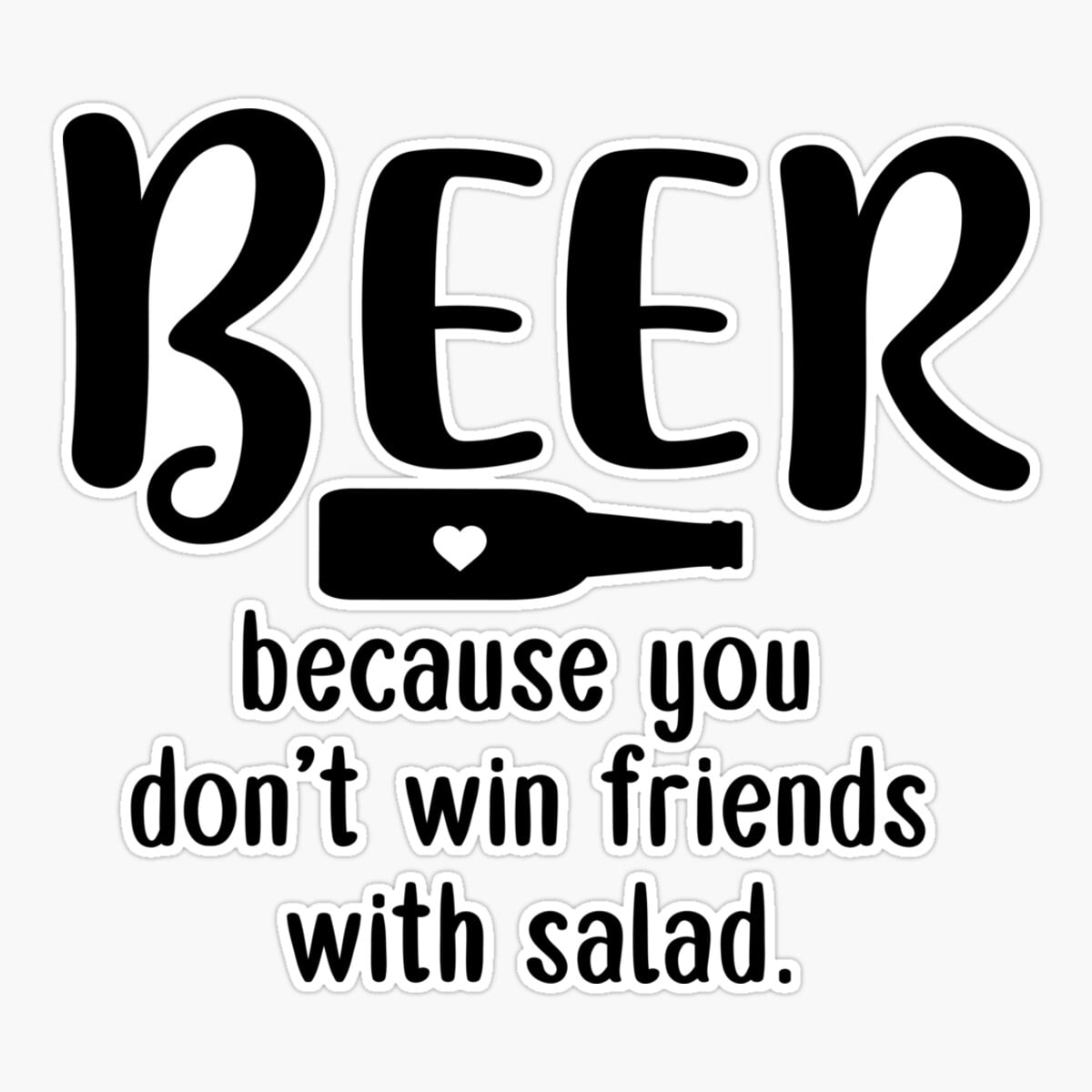 Maneki Funny Beer Quotes Er, Phone Decal Water Bottle Stickers Car ...