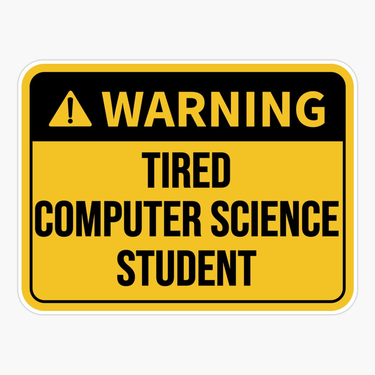 Maneki Funny Computer Science Student Gift Idea: Tired Computer Science ...