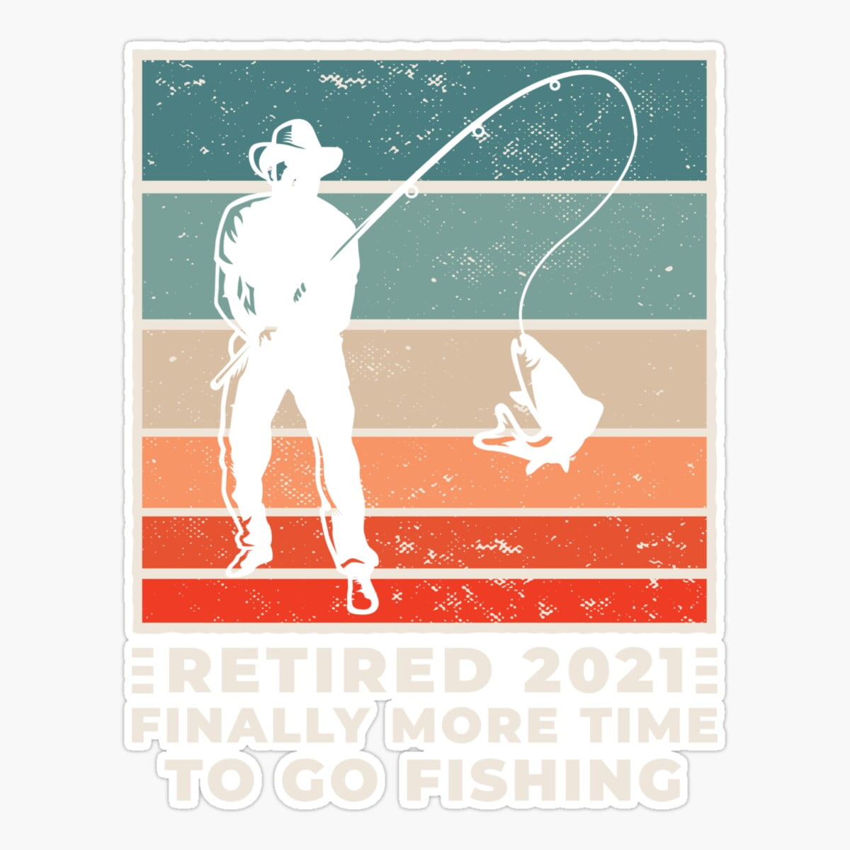 Maneki Funny Fishing Retirement Happy Retirement Party Decor Er, Phone ...