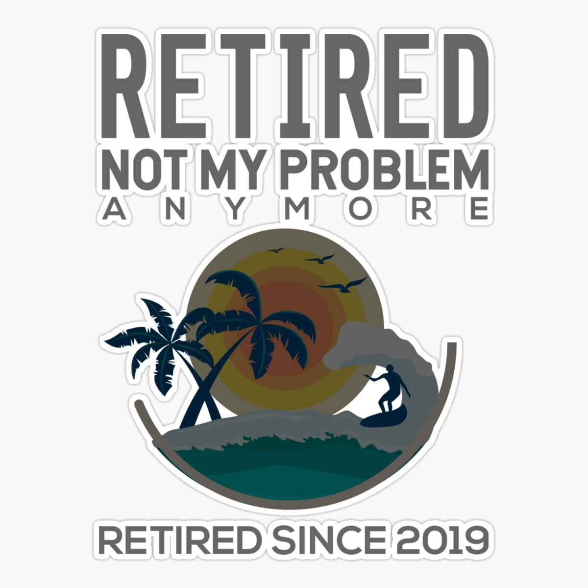 Maneki Funny Retirement Gift Shirt For Teachers - Retired Not My ...