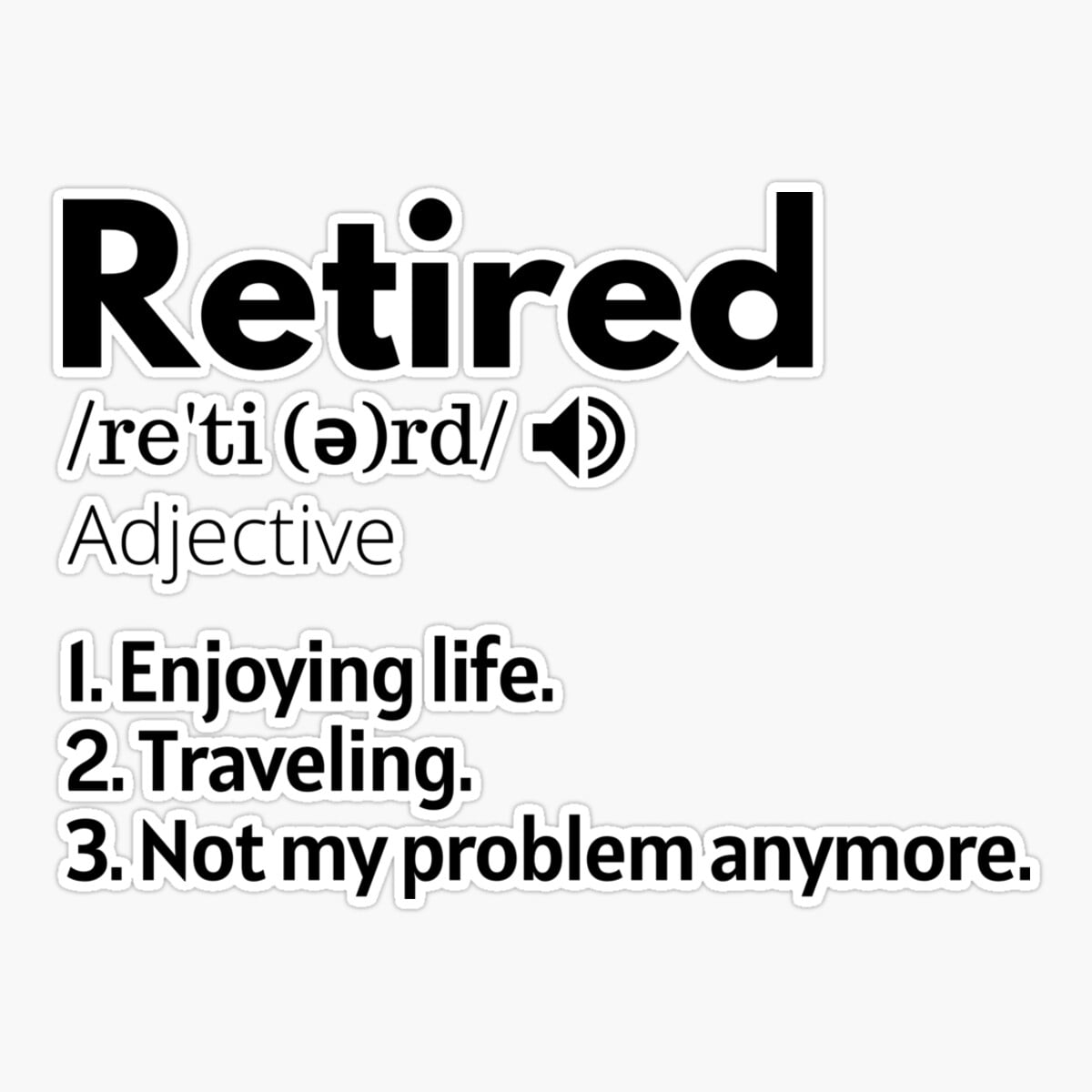 Maneki Funny Retirement Saying / Retirement Party Gift / Newly Retired ...