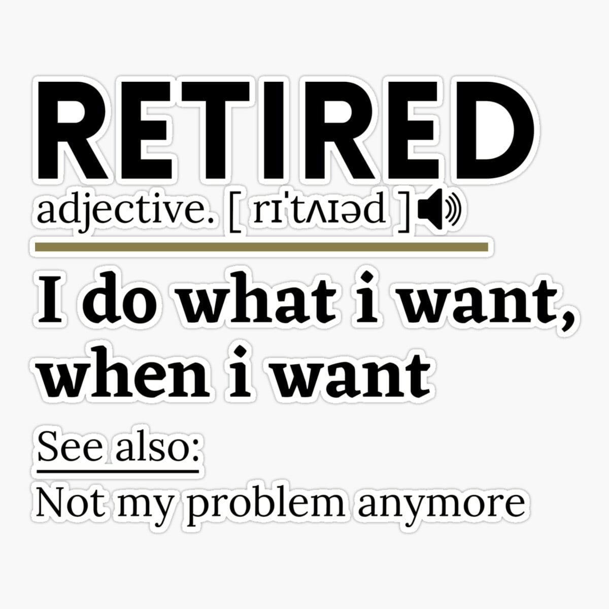 Maneki Funny Retirement Saying / Retirement Party Gift / Newly Retired ...