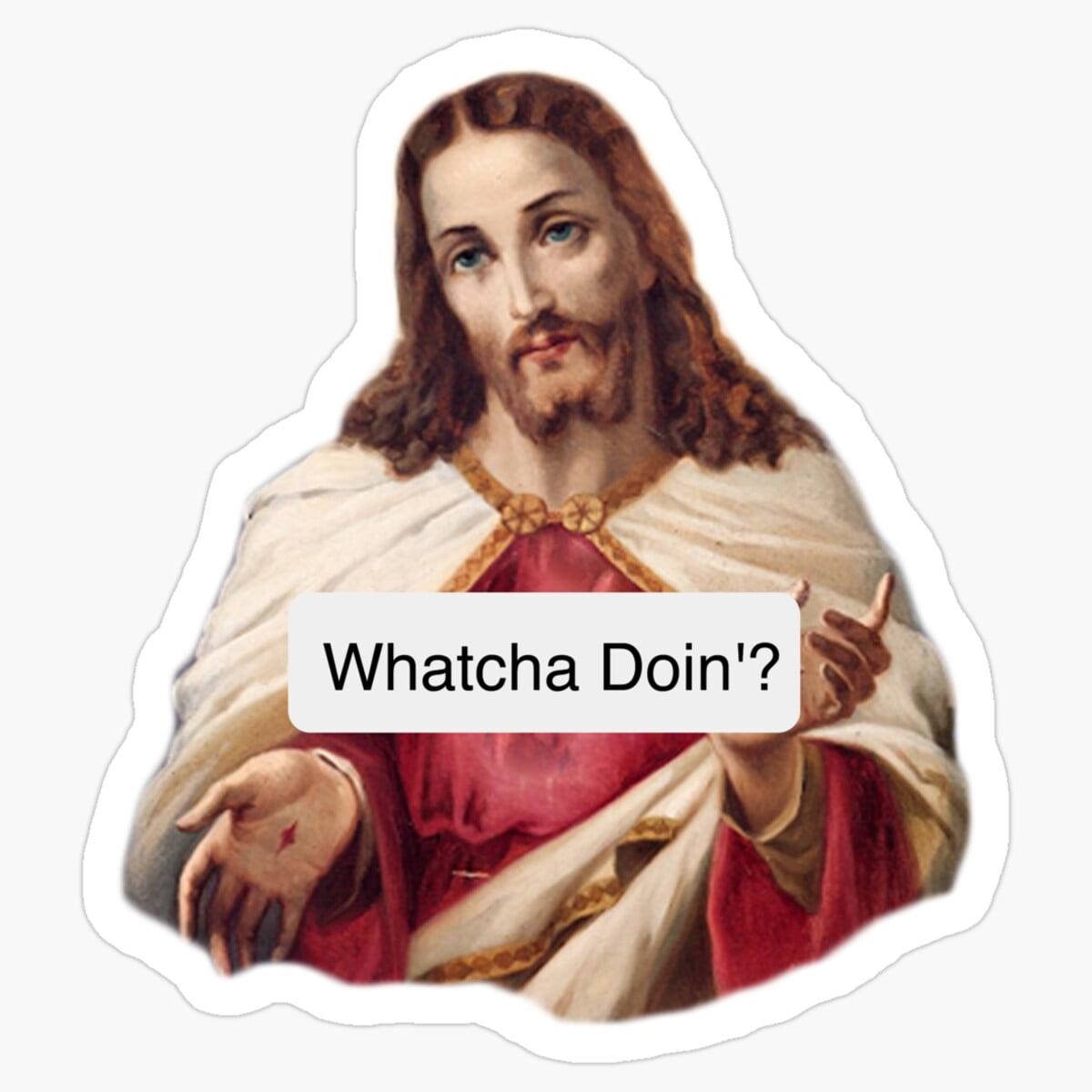 Maneki Funny Whatcha Doin'? Er, Phone Decal Water Bottle Stickers Car Decals, Funny Birthday ...