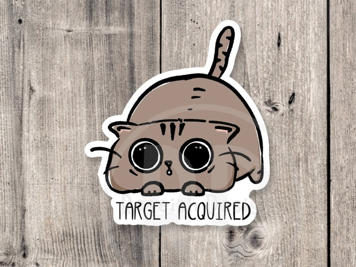 Maneki Funny cat er, target acquired, animal ers, cat lover, water ...