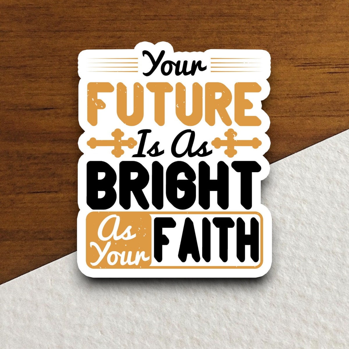 Maneki Your Future Is As Bright As Your Fatih Sticker, Religious ...