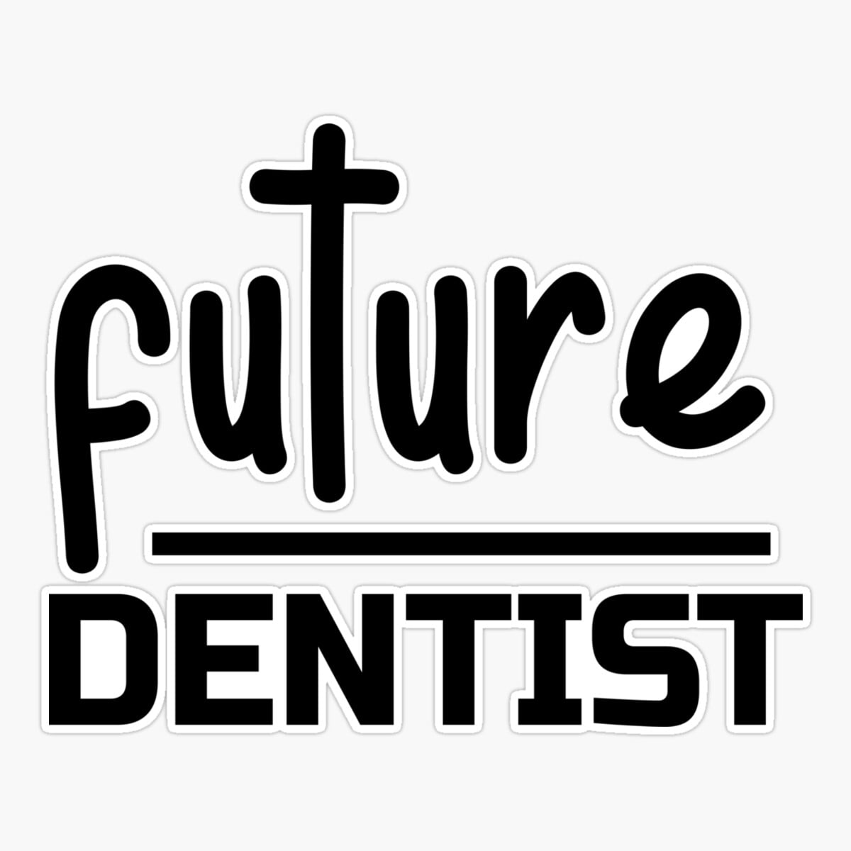 Maneki Future Dentist Dental Student Er, Phone Decal Water Bottle ...