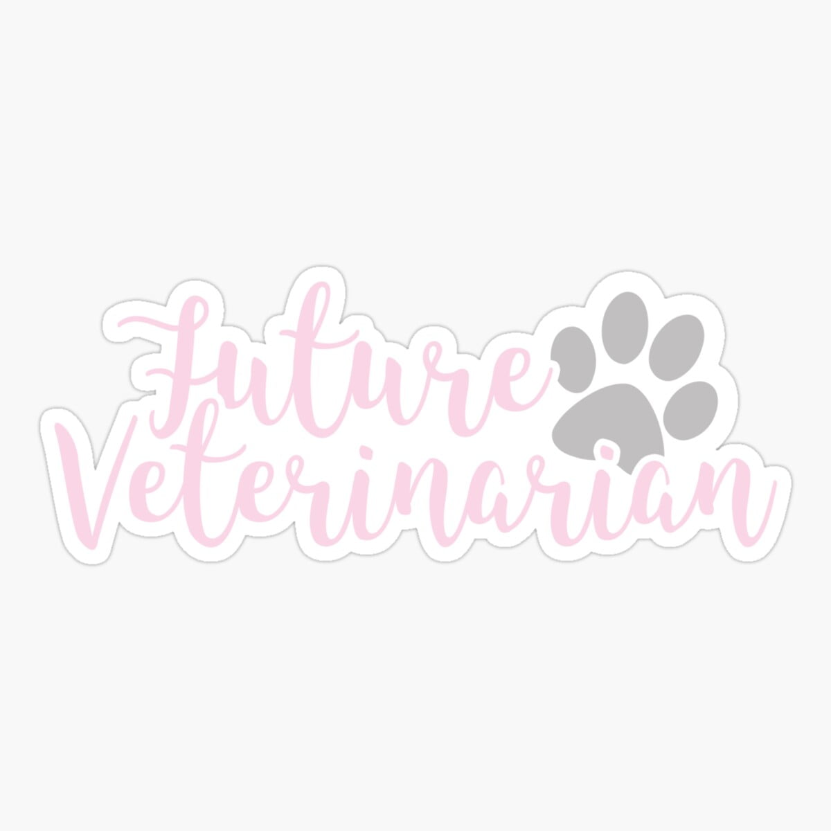 Maneki Future Veterinarian Er, Phone Decal Water Bottle Stickers Car ...