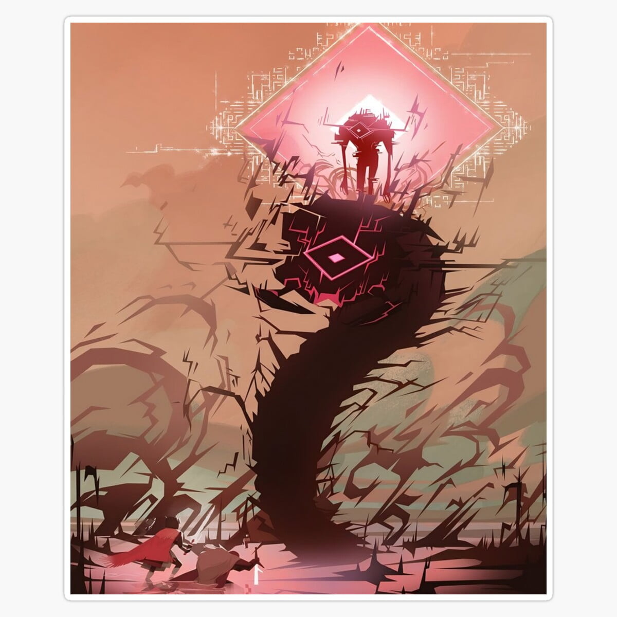 Maneki Game Hyper Light Drifter Art Er, Phone Decal Water Bottle ...
