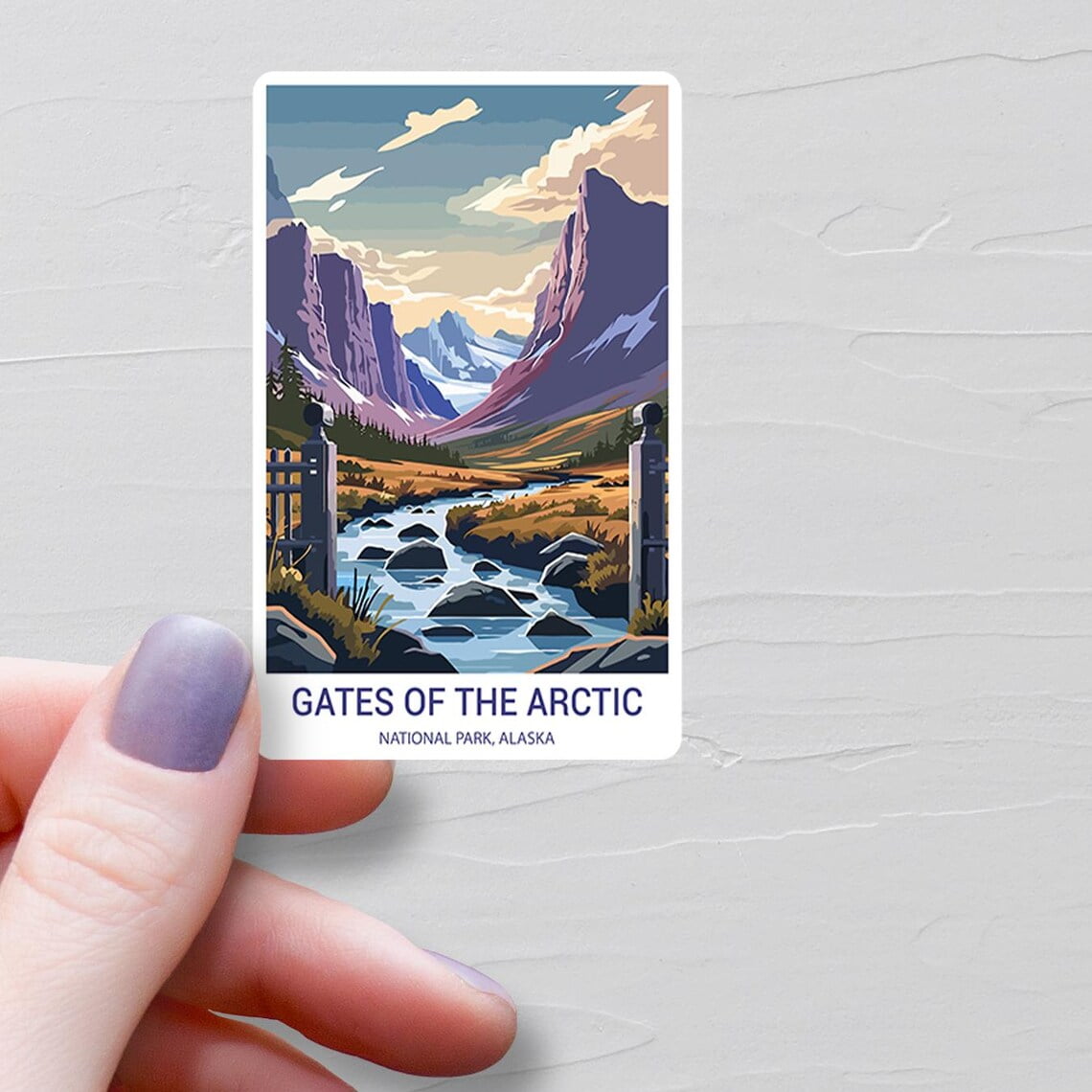 Maneki Gates Of The Arctic National Park Ers, Vinyl Travel Ers, Usa ...