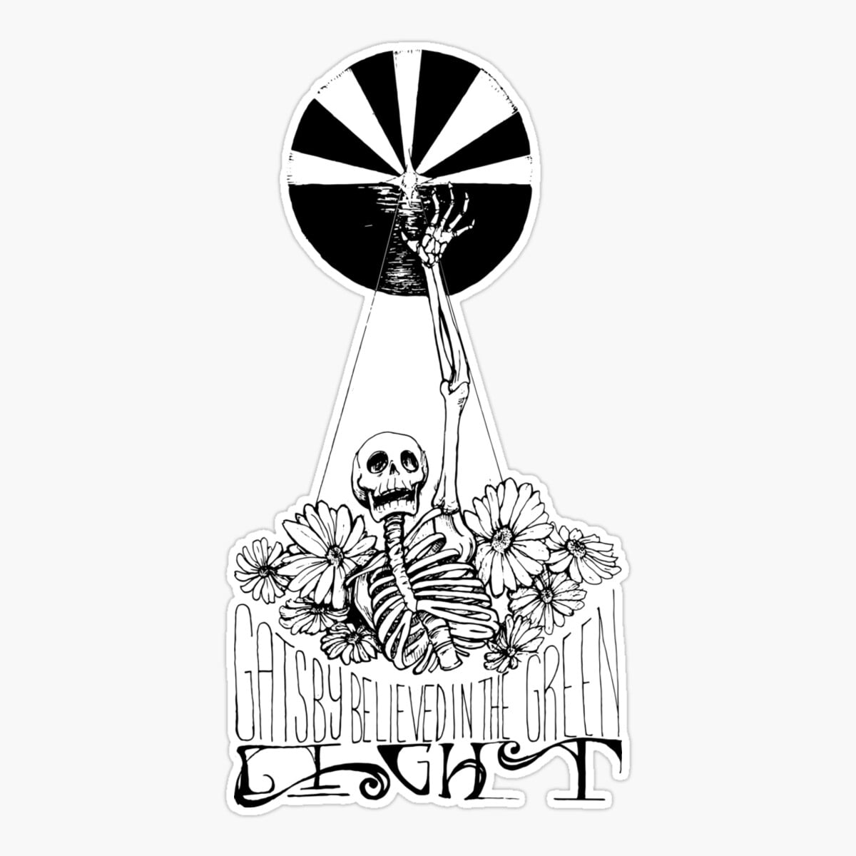 Maneki Gatsby Believed In The Green Light... Er, Phone Decal Water ...