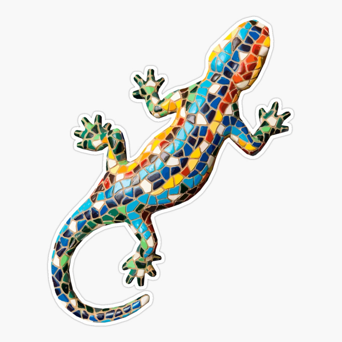 Maneki Gecko Sticker, Phone Decal Water Bottle Stickers Car Decals ...