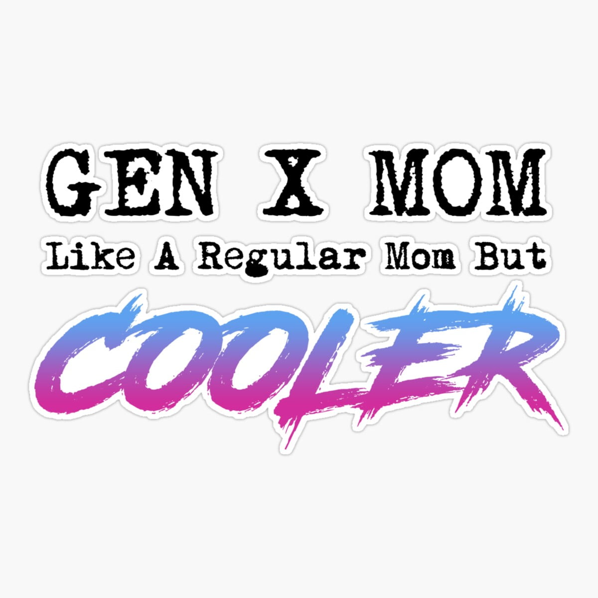 Maneki Gen X Mom Er, Phone Decal Water Bottle Stickers Car Decals ...