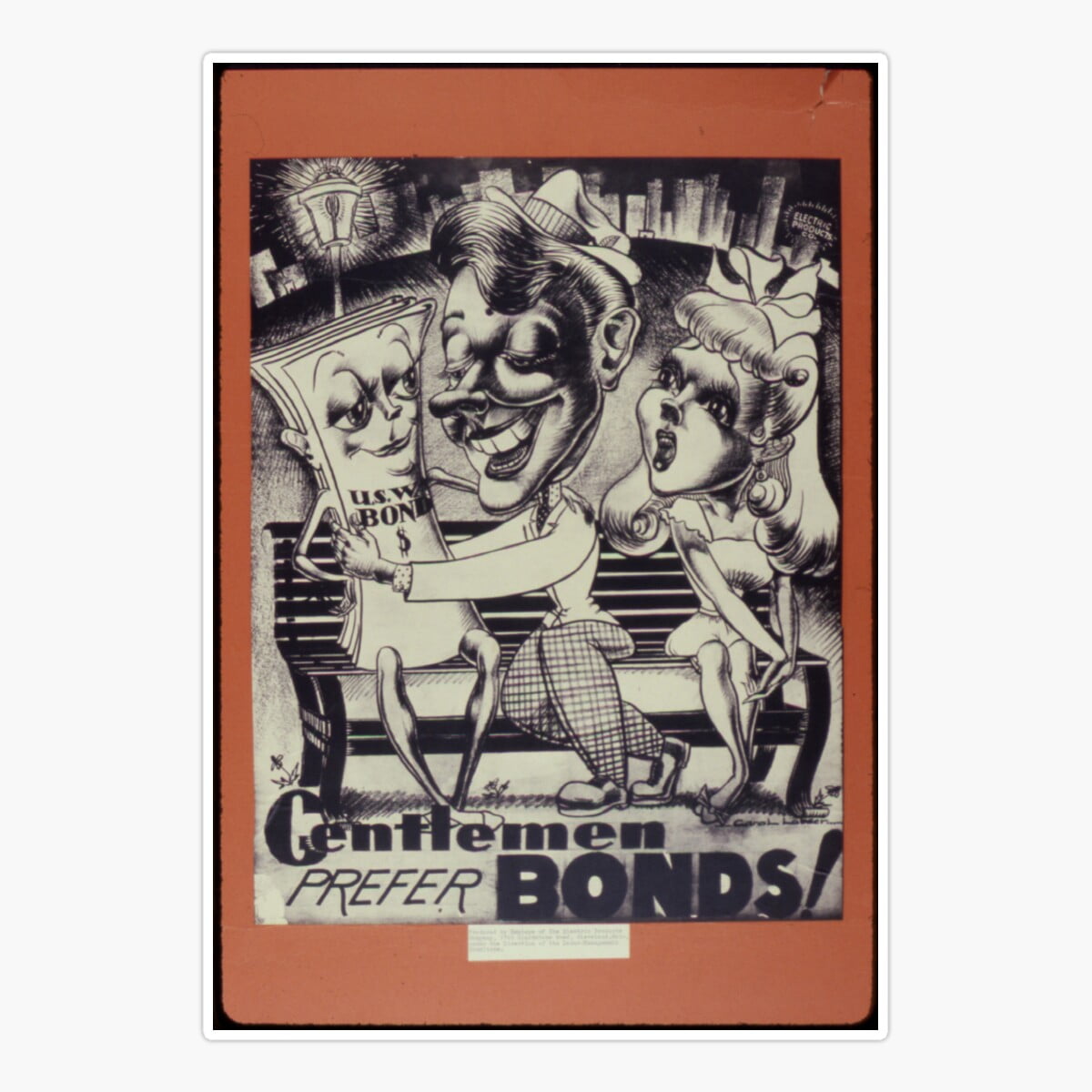 Maneki Gentlemen Prefer Bonds - Usa War Bonds Propaganda Poster Er ...