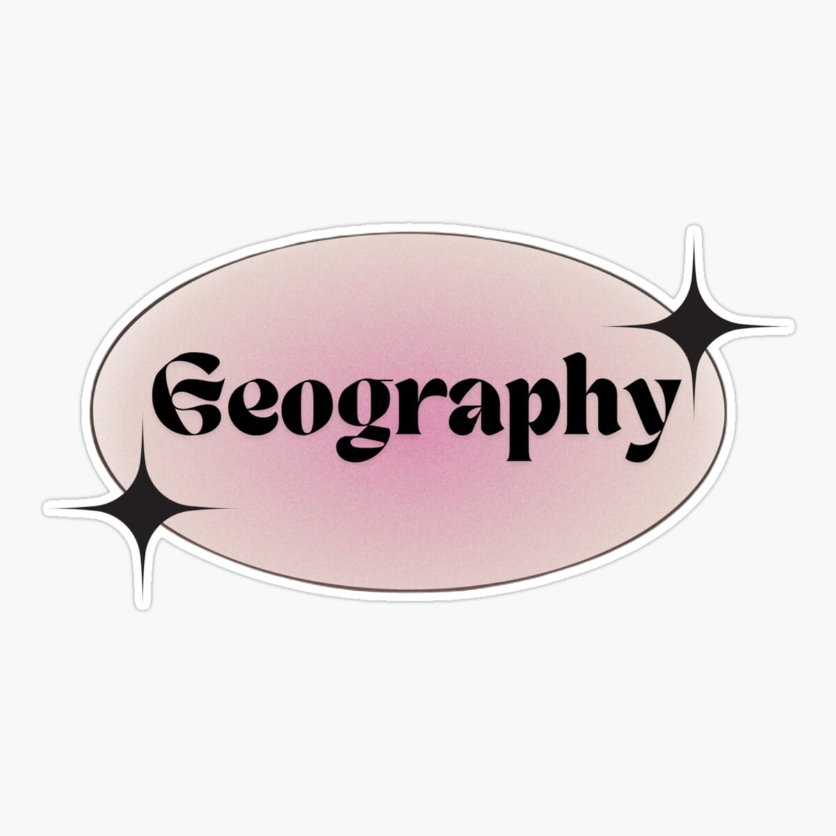 Maneki Geography Pink Starry Gradient! Sticker, Phone Decal Water ...