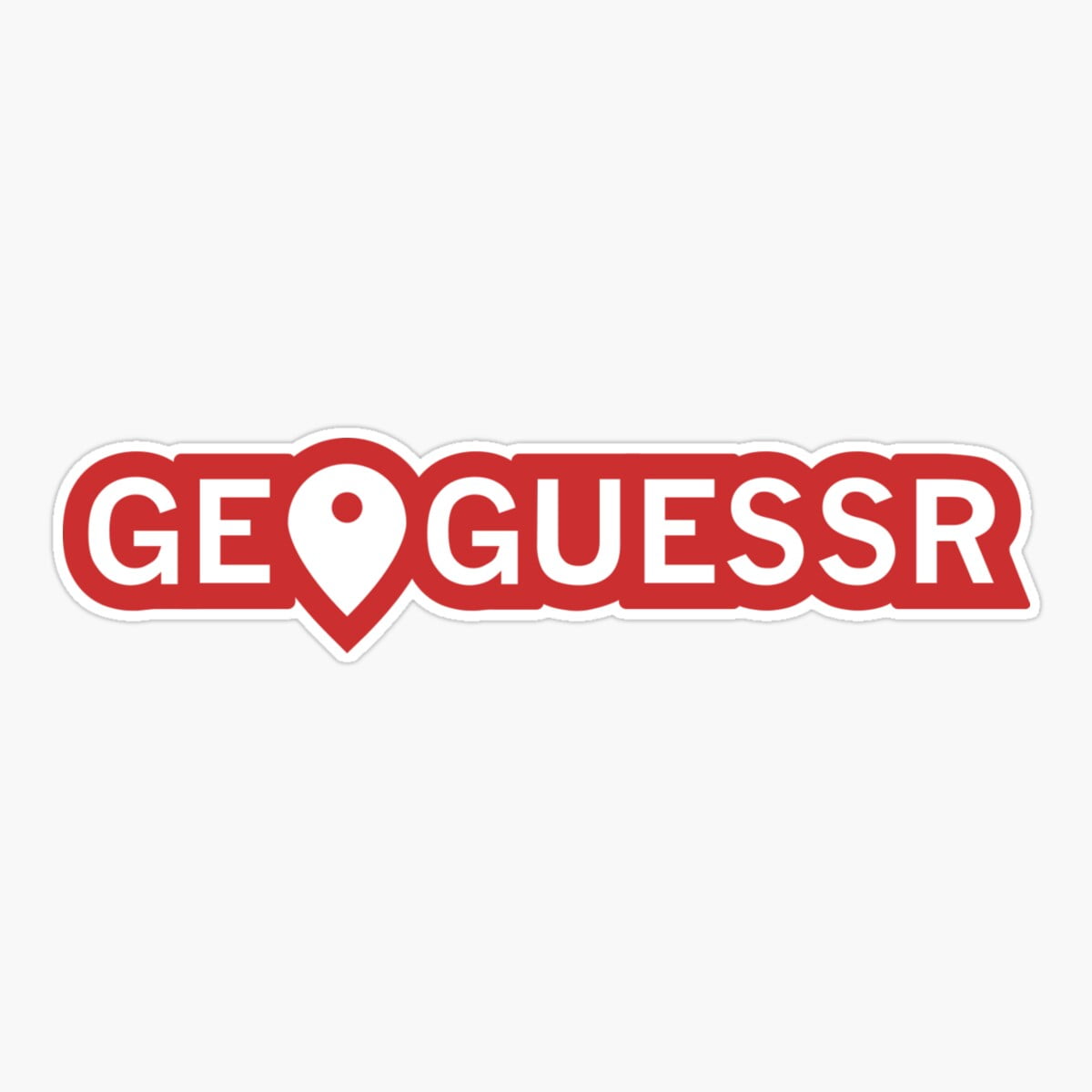 Maneki Geoguessr Logo Sticker Sticker, Phone Decal Water Bottle ...