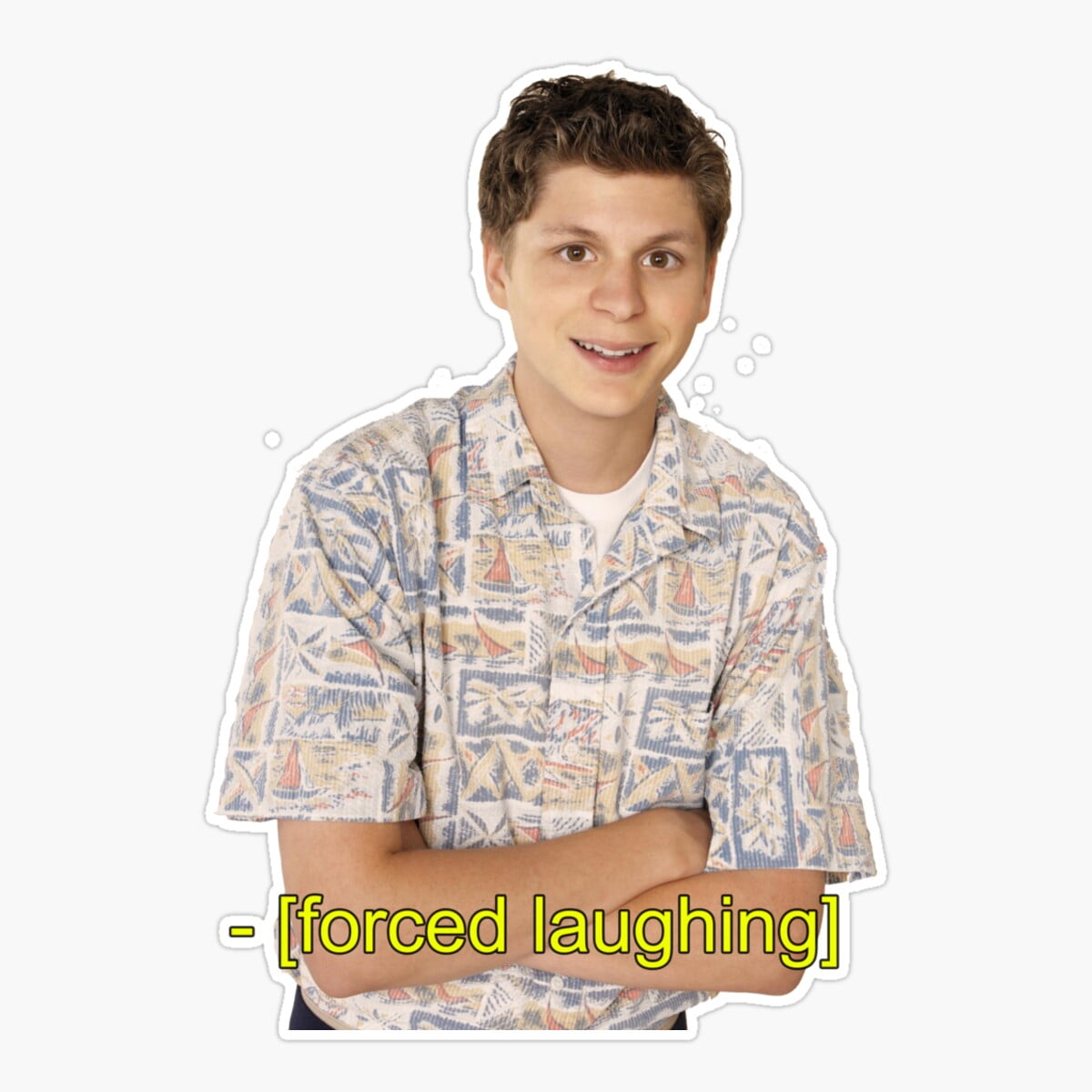 Maneki George Michael Bluth Forced Laughing Er, Phone Decal Water ...
