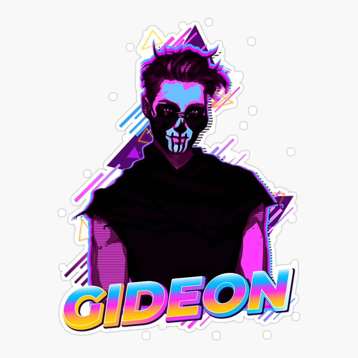 Maneki Gideon Navthe Locked Tomb Er, Phone Decal Water Bottle Stickers ...