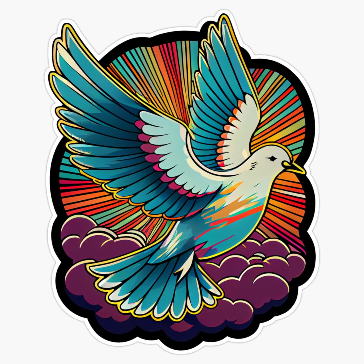 Maneki Gift Of The Holy Spirit Er, Phone Decal Water Bottle Stickers ...