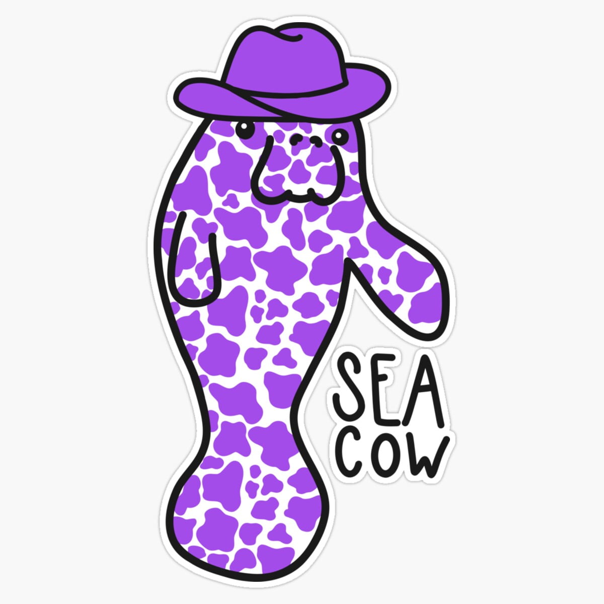 Maneki Gigi The Grape Sea Cow Er, Phone Decal Water Bottle Stickers Car ...