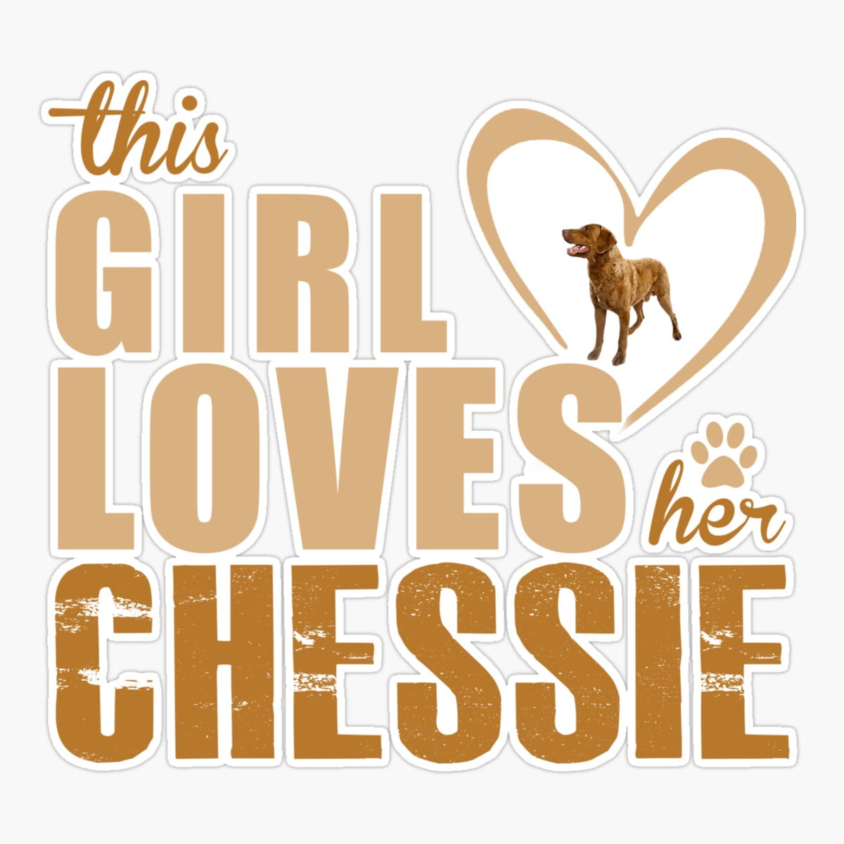 Maneki This Girl Loves Her Chesapeake Bay Retriever! Especially For ...