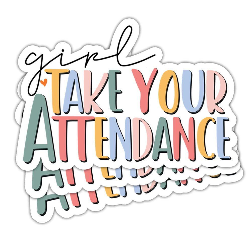 Maneki Girl Take Your Attendance Sticker Teacher School Classroom ...