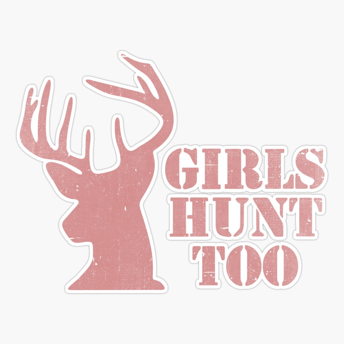 Maneki Girls Hunt Too - This Girl Can Hunt Er, Phone Decal Water Bottle ...