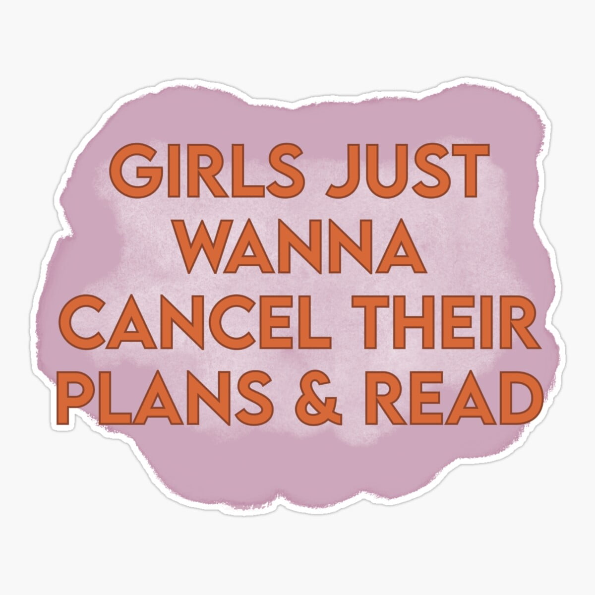 Maneki Girls Just Wanna Cancel Their Plans Sticker, Phone Decal Water ...