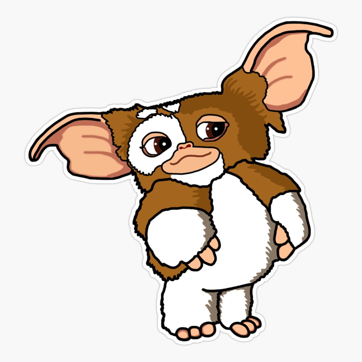 Maneki Gizmo Gremlins Digital Illustration Er, Phone Decal Water Bottle ...